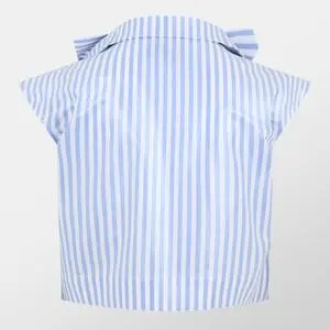VIVIENNE WESTWOOD Sleeveless Cropped Shirt