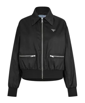 Prada Solid Color Casual Jacket - Black
