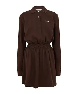 Miu Miu Simple Dress - Black