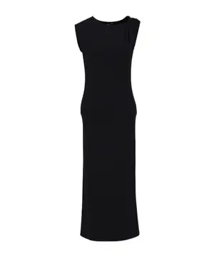 Barbour Sleeveless Round Neck Maxi Dress - Black