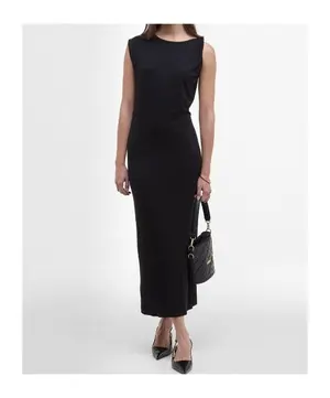 Barbour Sleeveless Round Neck Maxi Dress - Black