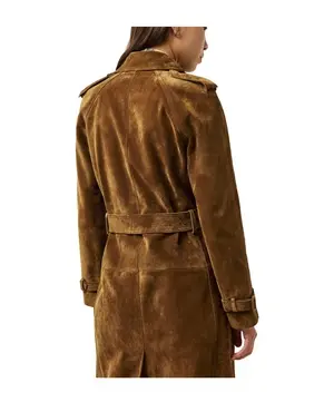 Saint Laurent Suede Coat