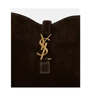 Saint Laurent Suede Tote Bag - Black