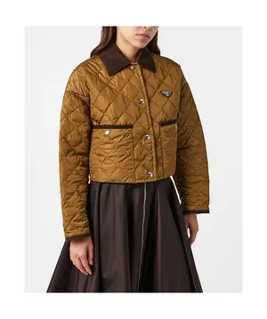 Prada Quilted Cropped Jacket