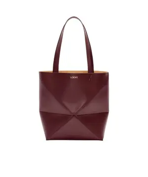 Loewe Loewe Puzzle Fold Tote Bag Red