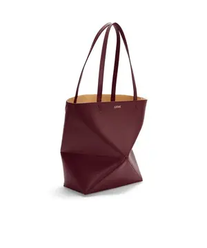 Loewe Puzzle Fold Tote Bag - Red