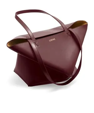 Loewe Puzzle Fold Tote Bag - Red