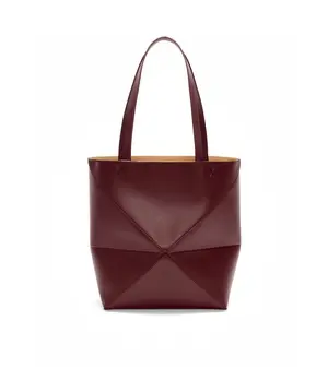 Loewe Puzzle Fold Tote Bag - Red