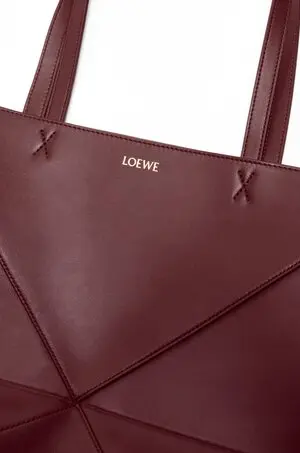 Loewe Puzzle Fold Tote Bag - Red