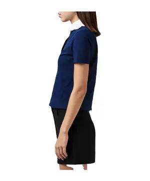 Valentino Garavani Fine Ribbed Short-sleeve Polo Shirt