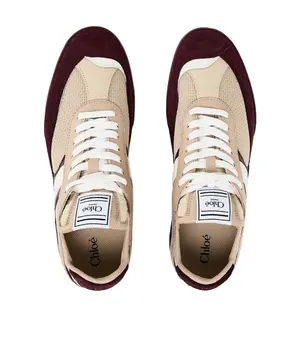 Chloé Lace Up Low Top Sneakers