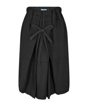 Prada Midi Skirt - Black