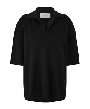 AMI Paris Short-sleeved Polo Shirt