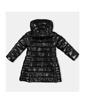 Moncler Logo Long Down Jacket
