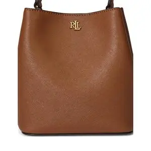 Ralph Lauren Leather Mini Bucket Handbag - Brown