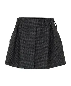 Prada Stylish And Versatile Mini Skirt - Black