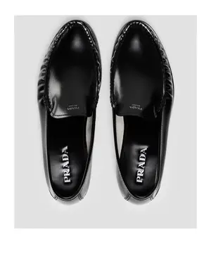 Prada Logo Loafers