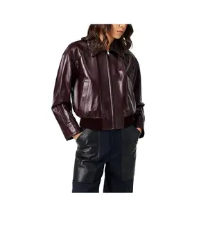 Bottega Veneta Leather Cropped Jacket