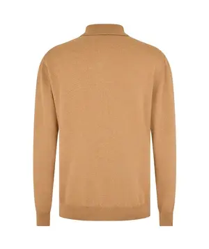 Miu Miu Knitted Polo Sweater With Argyle Pattern