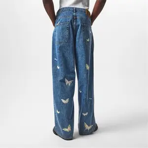 Our Legacy Straight-leg Printed Jeans