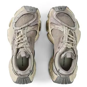 Balenciaga Stapler Sneaker - Nude