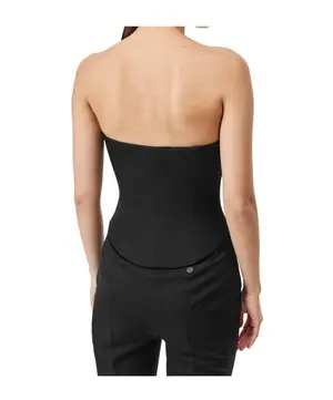 Alexander McQueen Strapless Corset Top