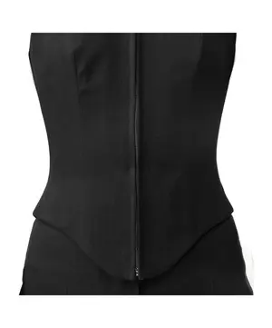 Alexander McQueen Strapless Corset Top