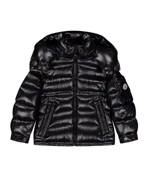 Moncler Logo Patch Down Jacket