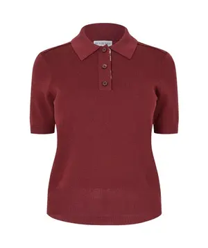 Burberry Short-sleeved Polo Shirt - Red