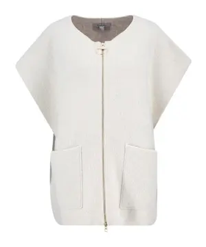 Barbour Crew Neck Vest - White