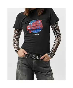 Balenciaga Printed Long Sleeve T-shirt