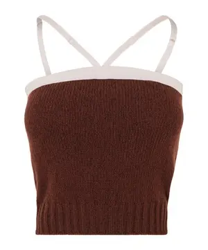 Prada Cropped Knit Camisole