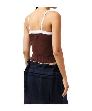Prada Cropped Knit Camisole