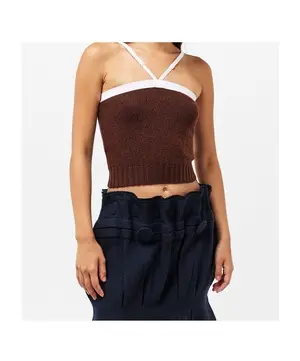 Prada Cropped Knit Camisole