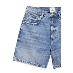 ANINE BING Denim Shorts With Belt Loops