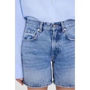 ANINE BING Denim Shorts With Belt Loops