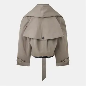 Balenciaga Hooded Trench Coat