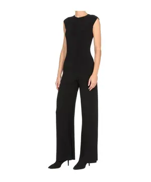 Norma Kamali Sleeveless Wide-leg Jumpsuit