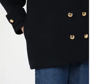 Loewe Double-breasted Peacoat With Straps