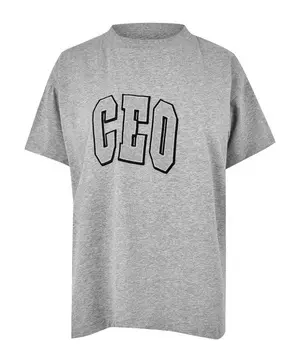 Balenciaga Bal Boxy T-shirt Ld53 - Gray