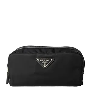 Prada Water-resistant Wash Bag - Black