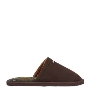 Barbour Everitt Mule Slippers - Brown