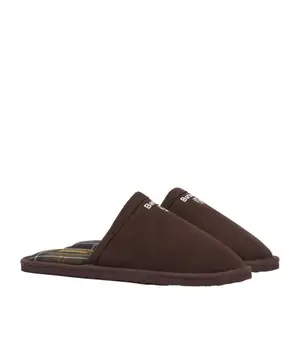 Barbour Everitt Mule Slippers - Brown
