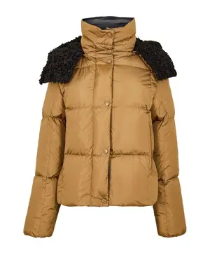 Moncler Simple Down Jacket - Brown