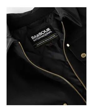 Barbour Long-sleeved Casual Jacket With Zip Closure