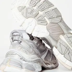 Balenciaga Runner 2 Lthr Sneakers - White