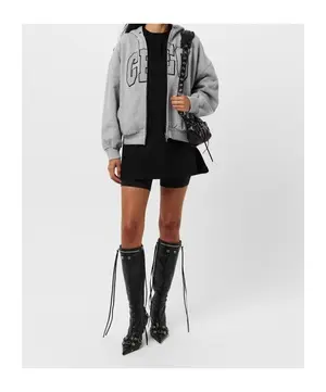 Balenciaga Ceo Zip-up Hoodie - Gray