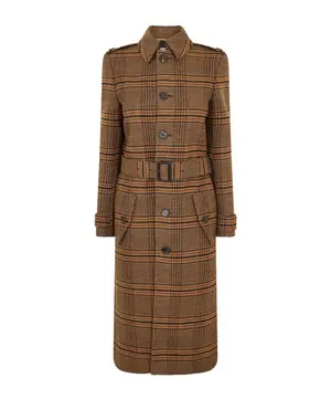 Saint Laurent Versatile And Stylish Coat - Brown