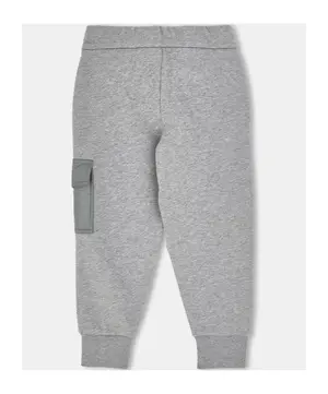 Moncler Logo Fleece Jogger Sweatpants - Gray