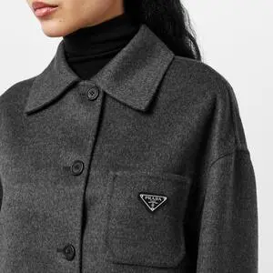 Prada Wool And Cashmere Blend Coat